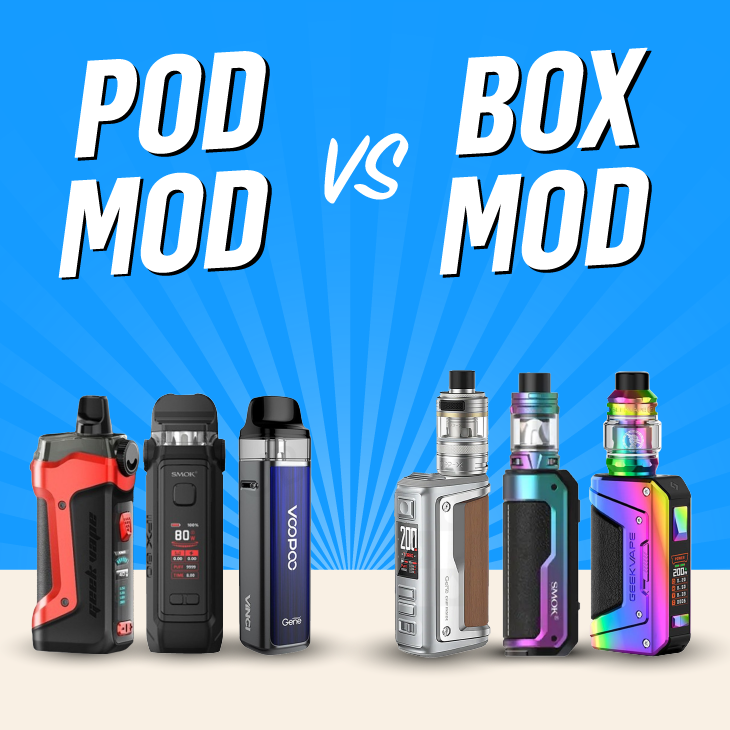 The Battle of the Vapes: Pods vs Mods - Dinner Lady