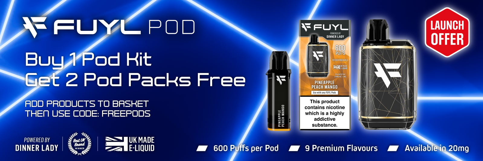 FUYL | Shop Vape Pods – Dinner Lady - Dinner Lady