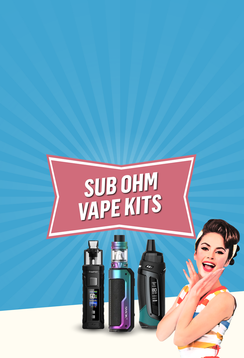 Sub Ohm Vape Kits | Save £££ with Bundles - Dinner Lady