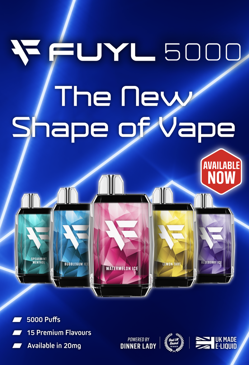 Fuyl Disposable 5000 and 6000 Disposable Vape - Dinner Lady