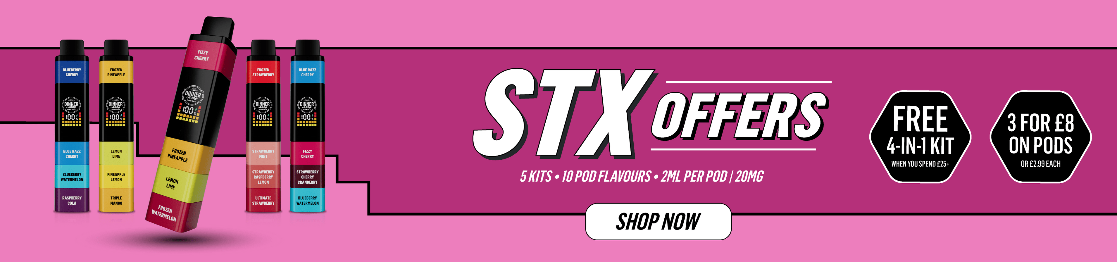 Dinner Lady E-Liquids, Vape Kits & Vaping Accessories